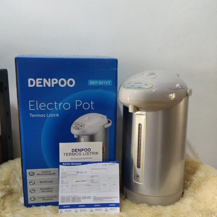 Jual DEP-831 VT Electric Pot Denpoo | Shopee Indonesia