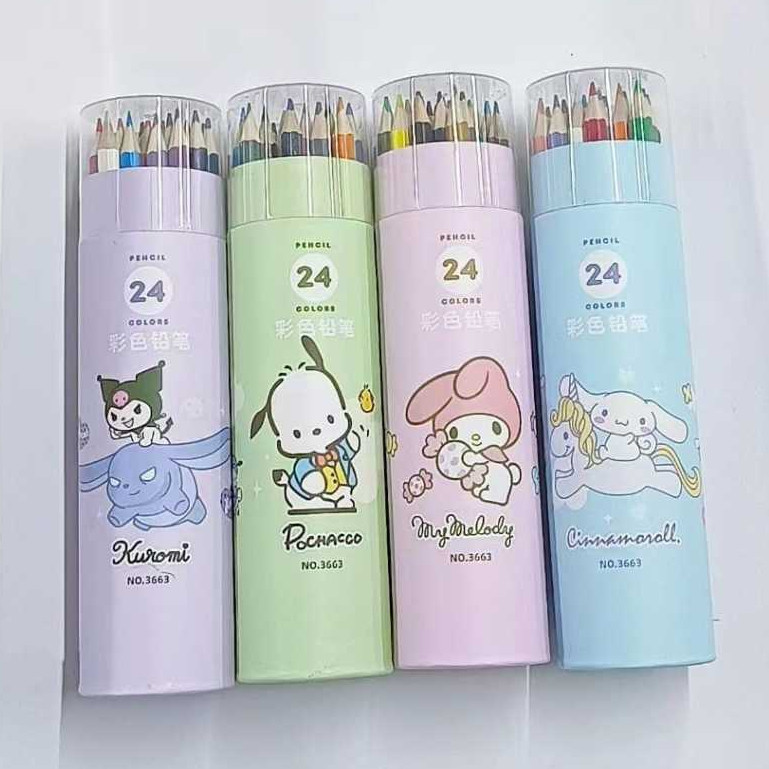 Jual PENCIL WARNA COLOR PENCIL TUBE 12 WARNA 24 WARNA TABUNG | Shopee ...