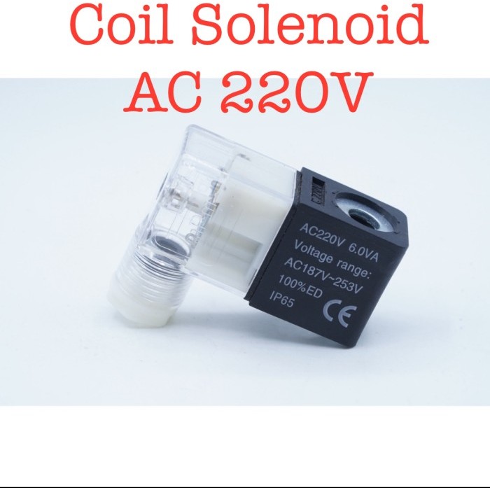 Jual Coil Solenoid Valve AC 220V Pneumatic Selenoid Coil | 2.048.0304 ...