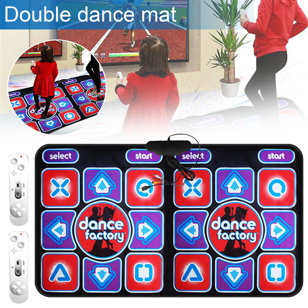Jual Double Dancing Mat Double User Wireless Dance Mat Game Non-Slip ...