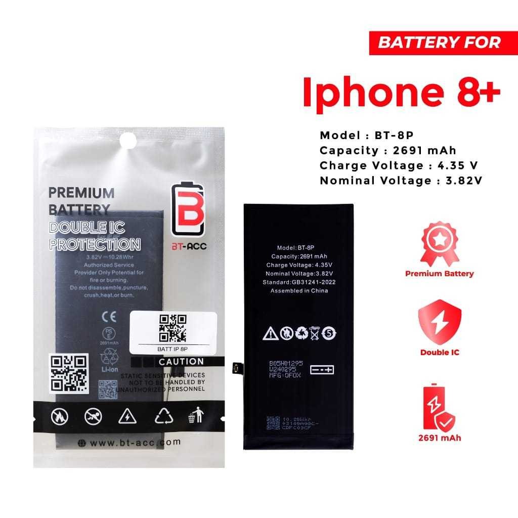 Jual (Takin) Battery Baterai BT-ACC Iphone 8G+ / 2691mAh Original | Shopee Indonesia
