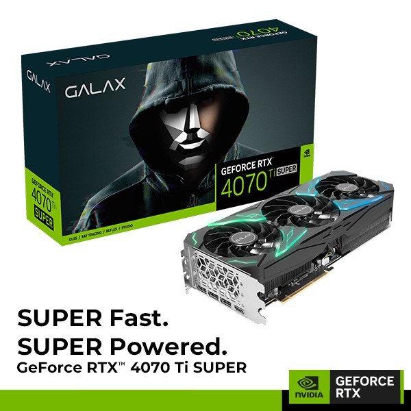 Jual VGA Card GALAX GeForce RTX 4070 Ti SUPER SG 1-Click OC 16GB GDDR6X | Shopee Indonesia