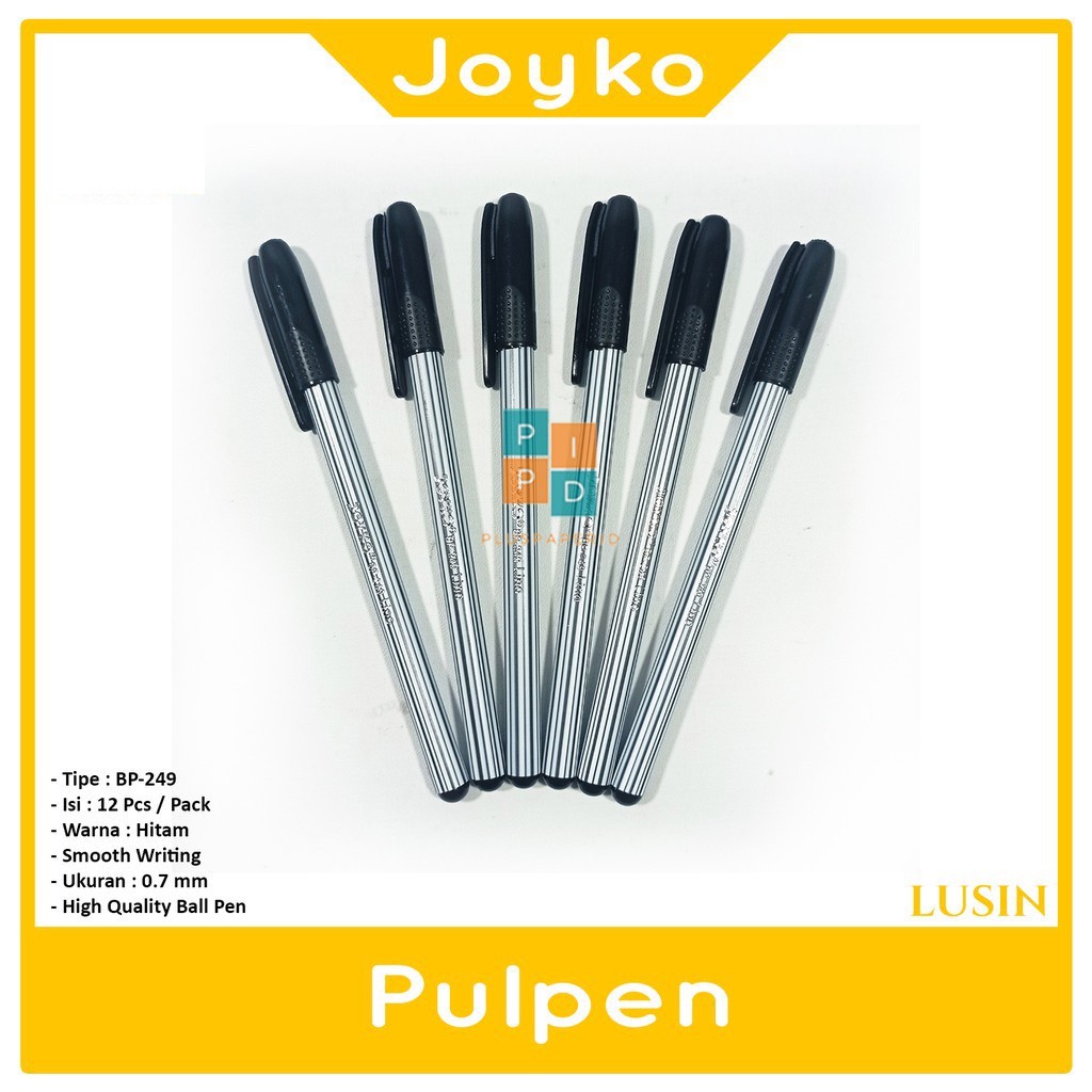 Jual Joyko Ball Pen Pulpen LINO BP-249 Hitam per pcs | Shopee Indonesia