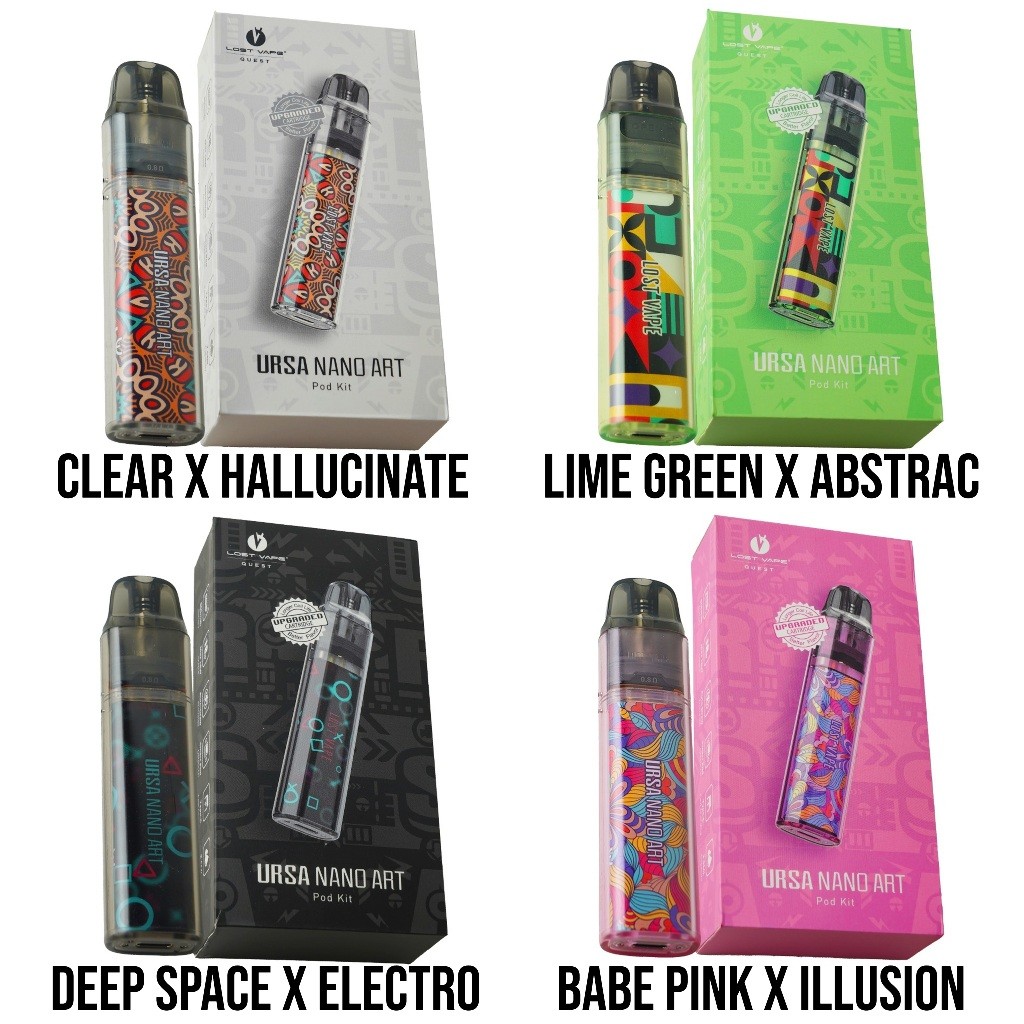 Jual Pod Vape Ursa Nano Art Pod Kit 18W 800mAh Authentic By Lost Vape ...