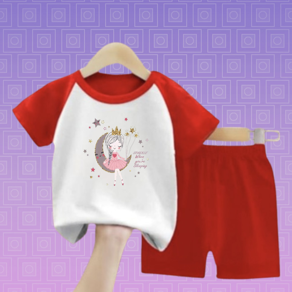 Jual BAJU SETELAN ANAK / SETELAN KIMONO GAMBAR PRINCES STAR BAHAN TC ...