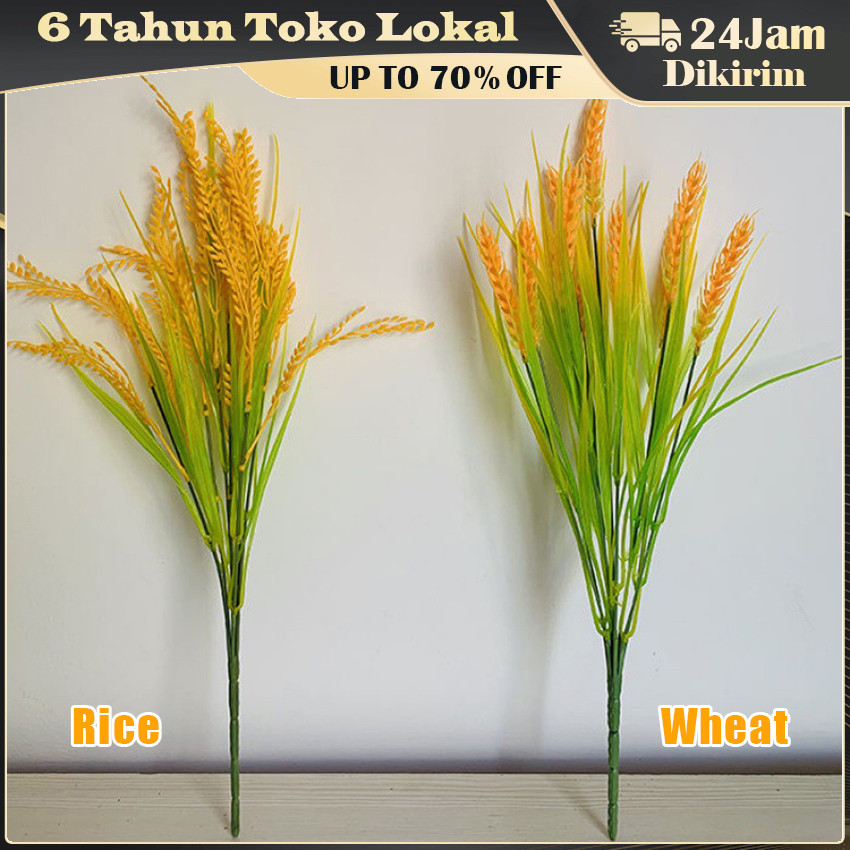 Jual Simulasi Gandum Dan Beras Bunga Hias Padi Padian / Dekorasi ...