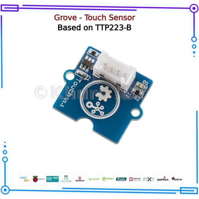 Jual Or99 Grove - TTP223-B Touch Sensor (Board Sensor Sentuh) | Shopee ...