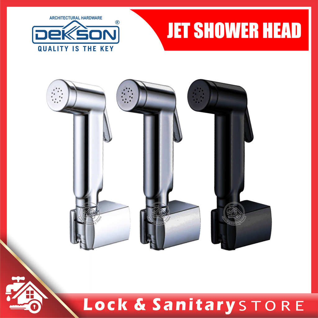 Jual JET SHOWER HEAD DEKKSON JSH 8102 CP GM MB Kepala Jet Shower Toilet ...