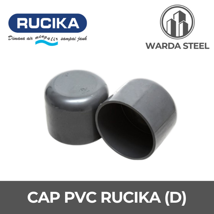 Jual Cap D 4" PVC RUCIKA Drat - Tutup Pipa Dop Dof Fitting 4 Inch ...