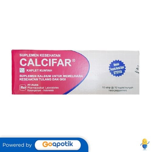 Jual Calcifar Box Isi 100 Kaplet | Shopee Indonesia