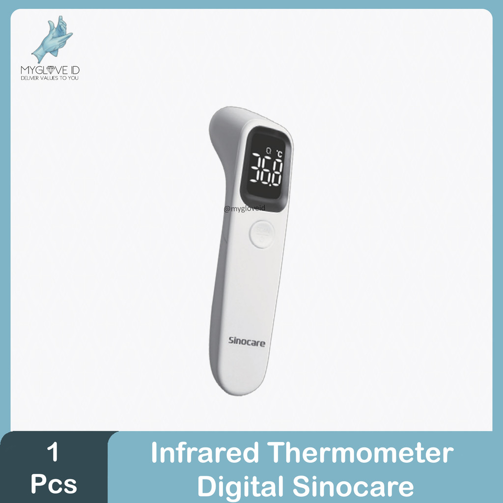 Jual Infrared Thermometer / Termometer Dahi AET-R1D1 Sinocare Garansi 1 ...