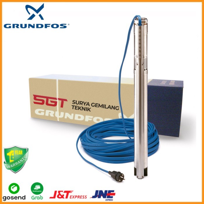 Jual Mesin Pompa Celup Submersible 3 Inch Grundfos SQ 3-55 Pompa Air ...