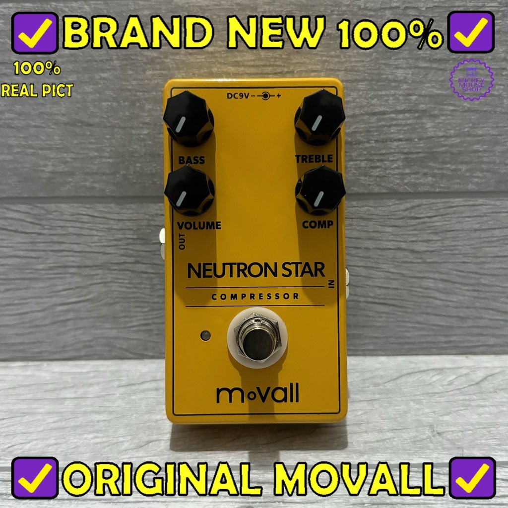 Jual Efek Gitar Movall MP109 Neutron Star Compressor Sustain Electric ...