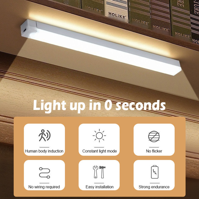 Jual Lampu Sensor Gerak Magnetic Motion Sensor Lampu Stick Panjang LED ...