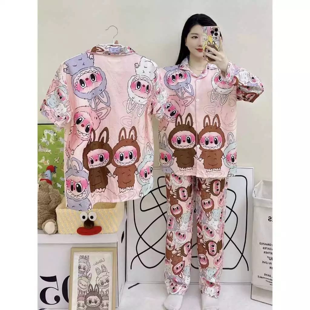 Jual racunimport.id - set piyama jumbo baju tidur LABUBU THE MONSTER ...