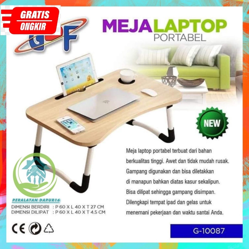 Jual MEJA LAPTOP PORTABEL GSF G-10087 / MEJA LAPTOP DAN BELAJAR LIPAT ...