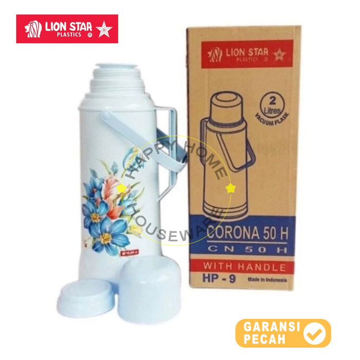 Jual LION STAR THERMOS | VACUUM FLASK CORONA 50 HANDLE 2L | THERMOS AIR ...