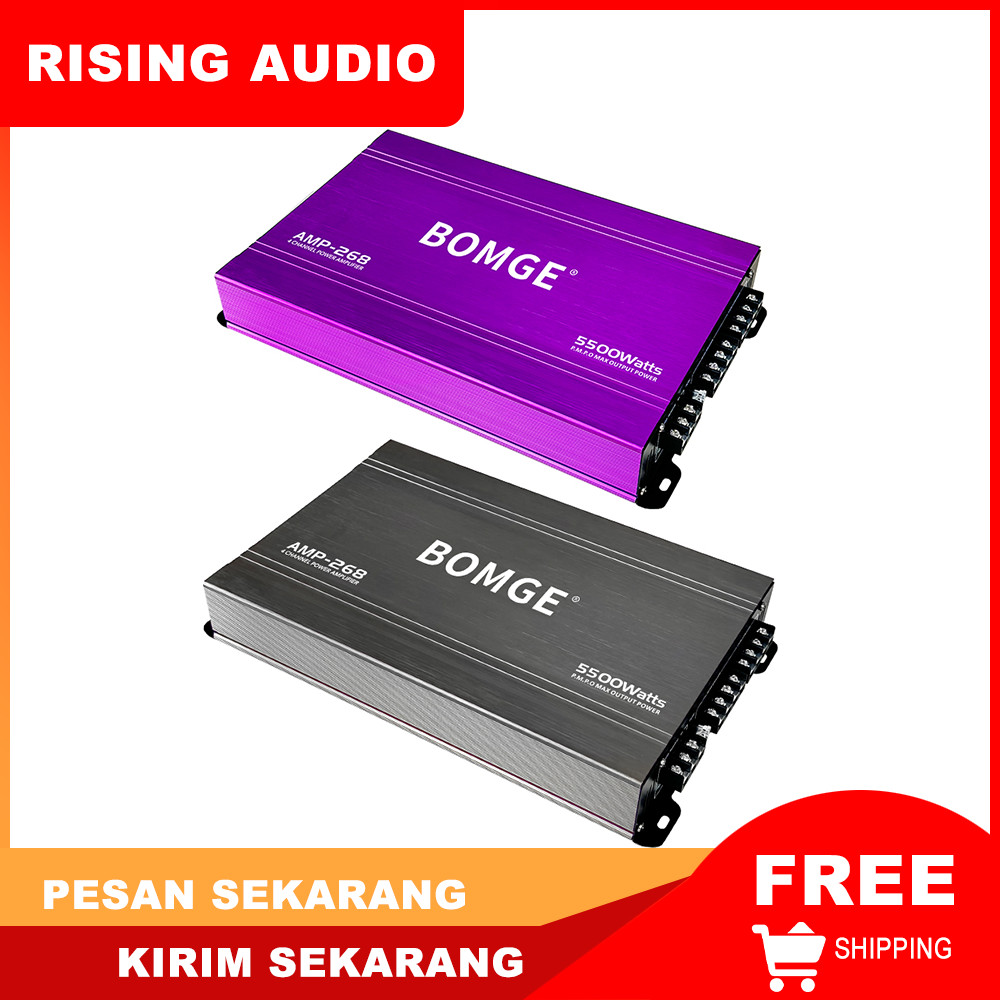 Jual RISING AUDIO Amplificador HiFi Sound EQ power amplifier Dub 4 ...