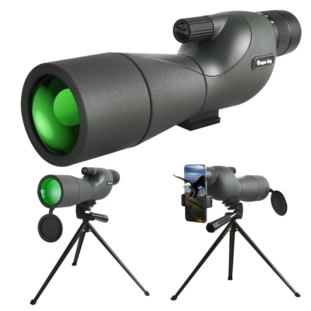 Jual 25-75x60 Telescope Spotting Scope Powerful Zoom Monocular FMC BAK4 ...
