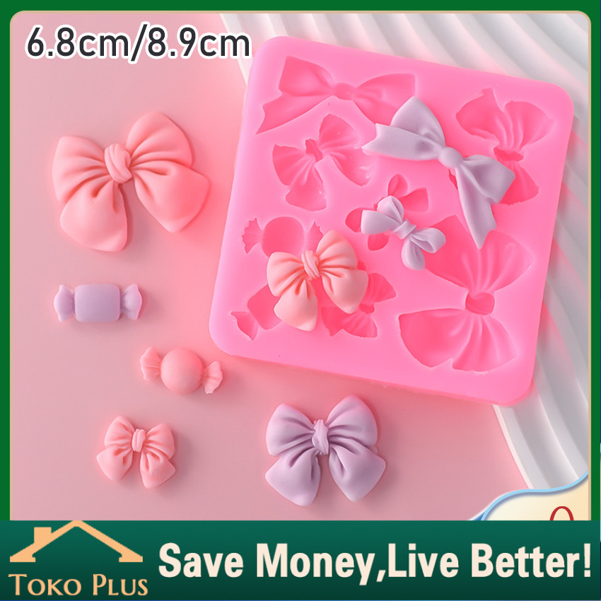 Jual Cetakan Silikon Fondant Pita Candy Motif Cantik Lunak Aneka Pita ...