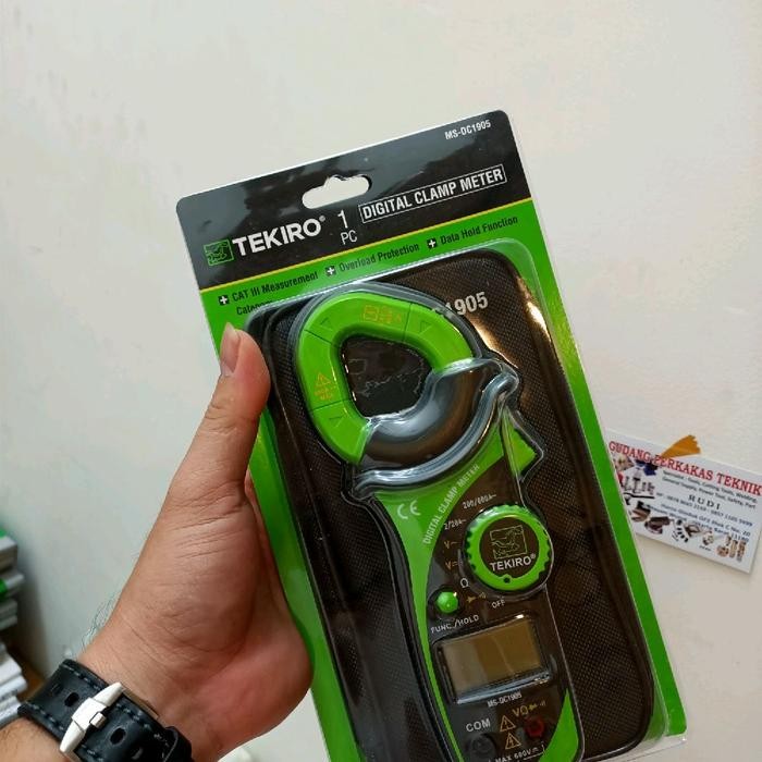 Jual tekiro digital clamp meter ms-dc1905 / tang amper tekiro dc 1905 ...