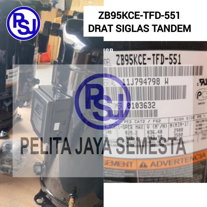 Jual Kompresor AC Copeland ZB95KCE-TFD-551 / Compressor Copeland ...