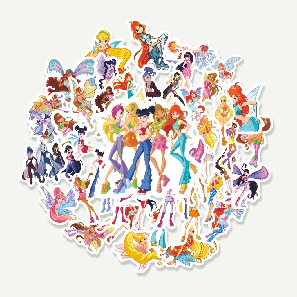 Jual Sticker Pack Sticker Kartun Winx Club Sticker | Sticker TUMBLR ...