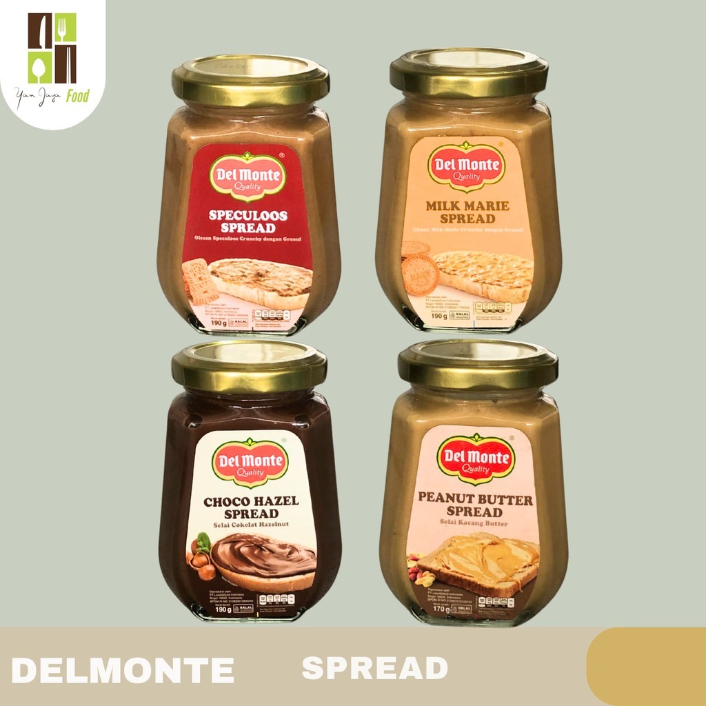 Jual Delmonte Spread Selai 170gr & 190gr / Rasa Hazelnut Choco / Milk ...
