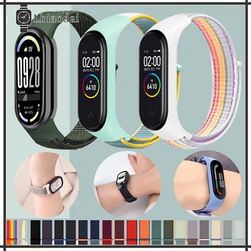 Jual Nylon Loops Strap for Xiaomi Band 10 9 8 Tali Wanita Pria for Xiao mi miband 10 9 8 7 6 5 4 ...