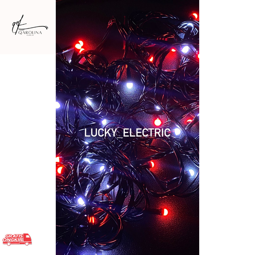 Jual Serba Agustus / Lampu Hias LED Merah Putih/Rainbow Kelap Kelip ...