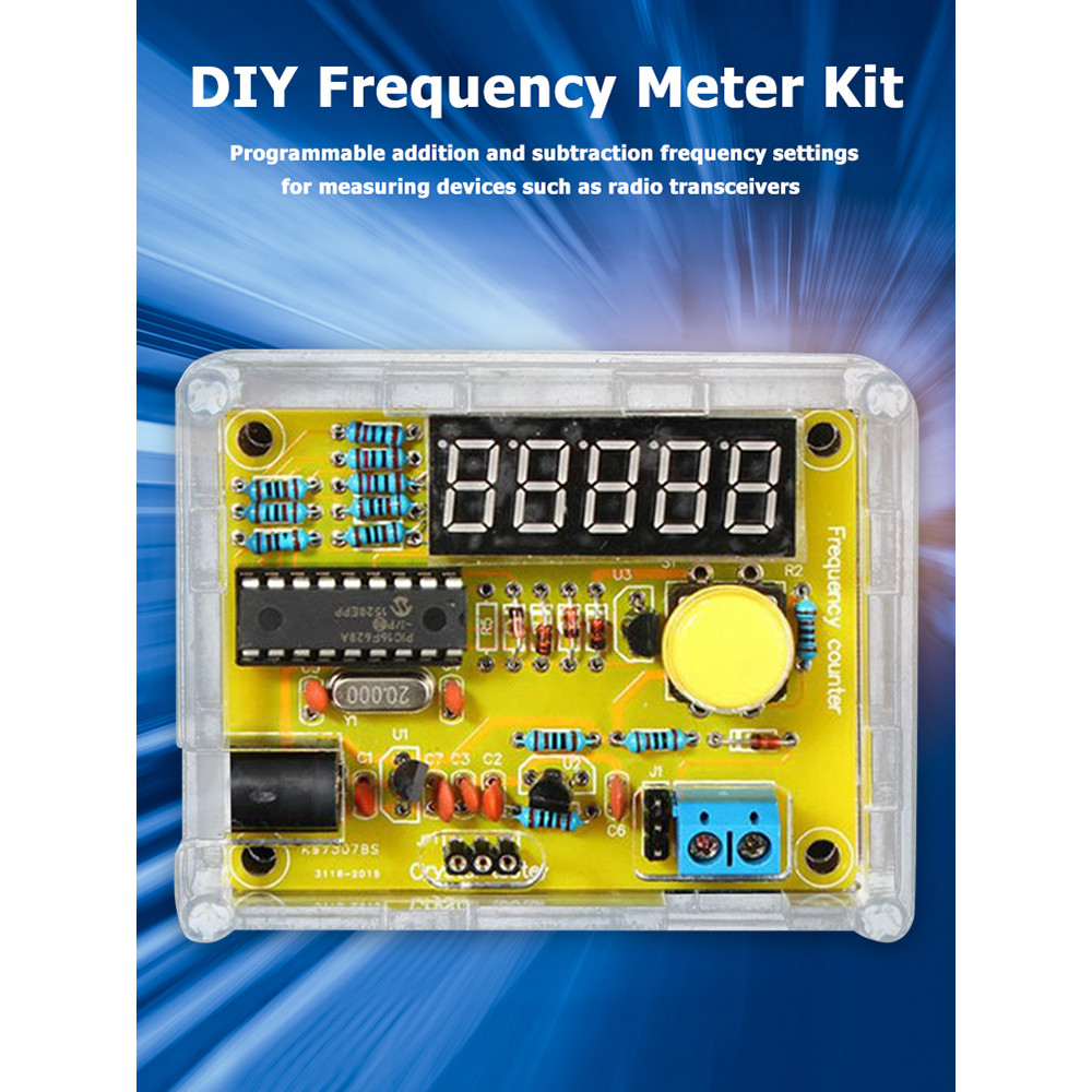 Jual 1Hz-50MHz Crystal Oscillator Frequency Counter Tester 5 Digits ...
