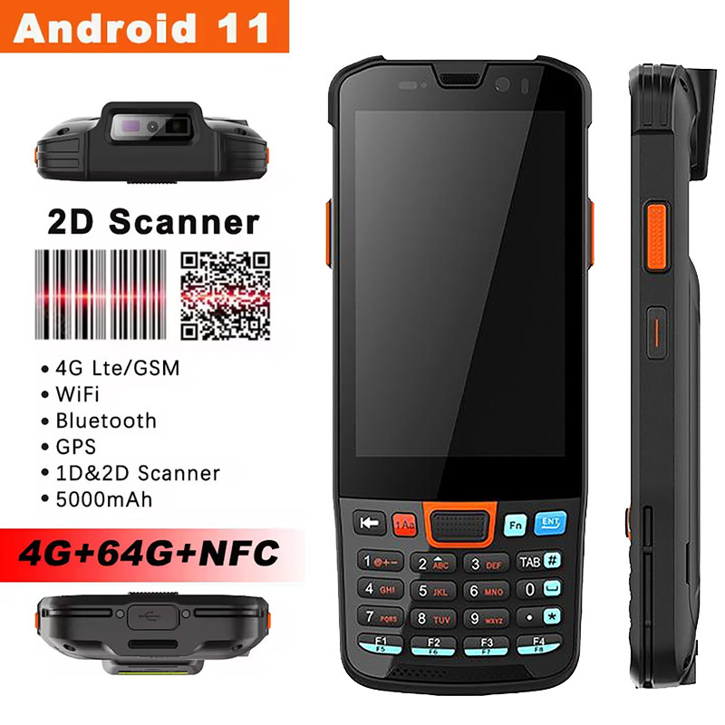 Jual Android 11 PDA Handheld Terminal Data Collector with 1D Barcode 2D ...