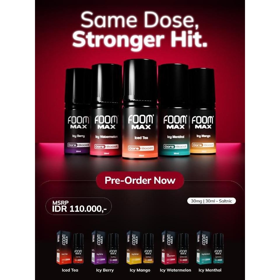 Jual SALT - Foom MAX ICY BERRY 30ML 30MG by Foom Lab Global Liquid Pods ...