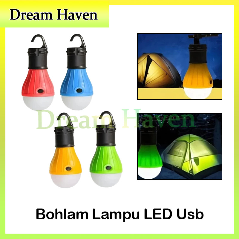 Jual Gantung Emergency Senter Bohlam Hook 3 Mode/Lampu Camping/Bohlam ...