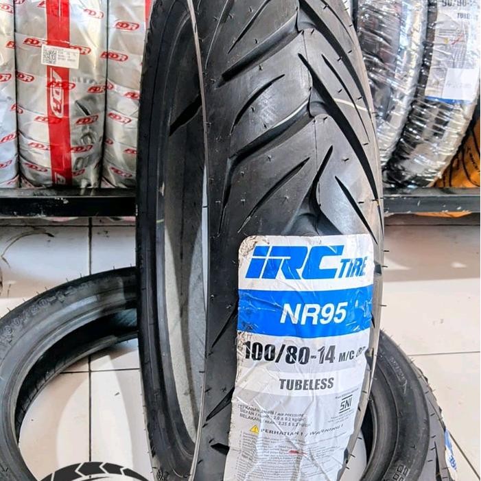 Jual ban motor matic merk irc ukuran 100/80 & 90/80 ring 14 tubelles ...