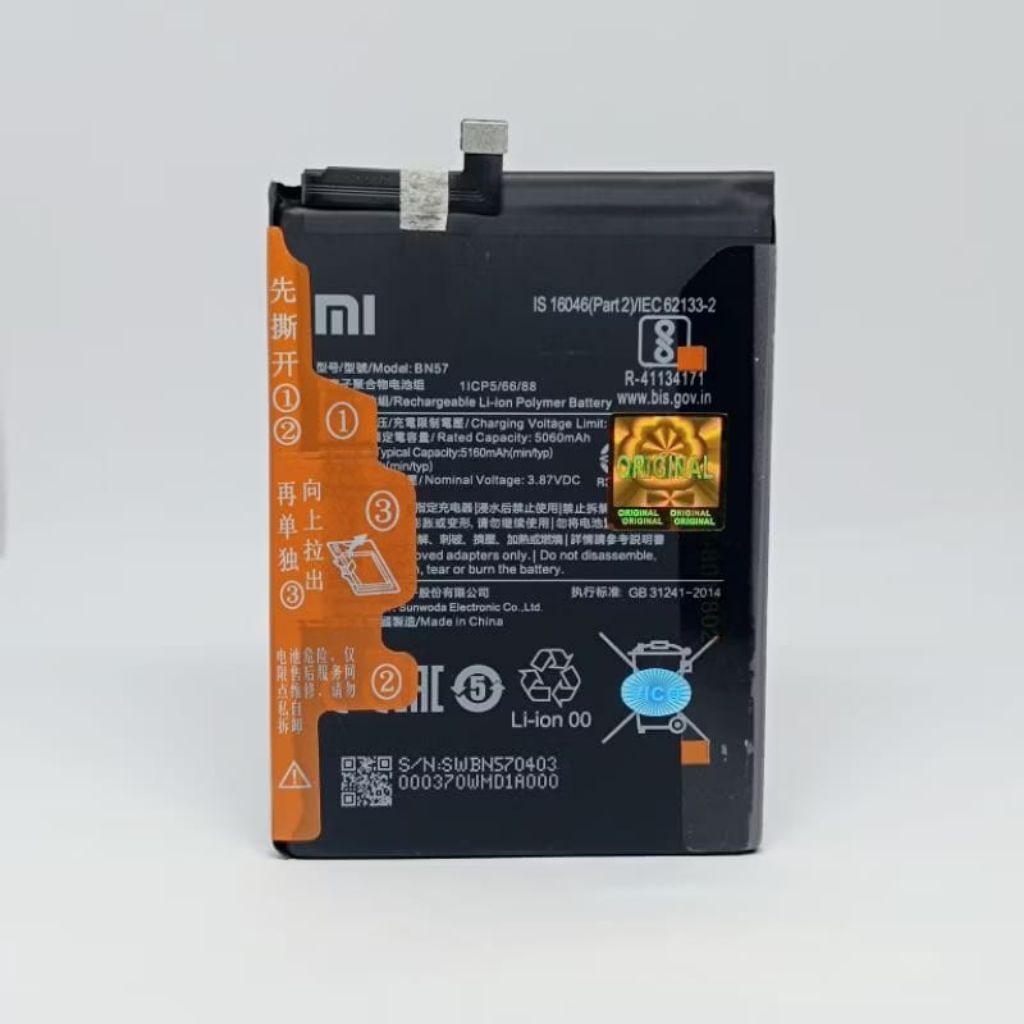 Jual BATREAI BATRE POCO X3 NFC BN57 ORIGINAL | Shopee Indonesia