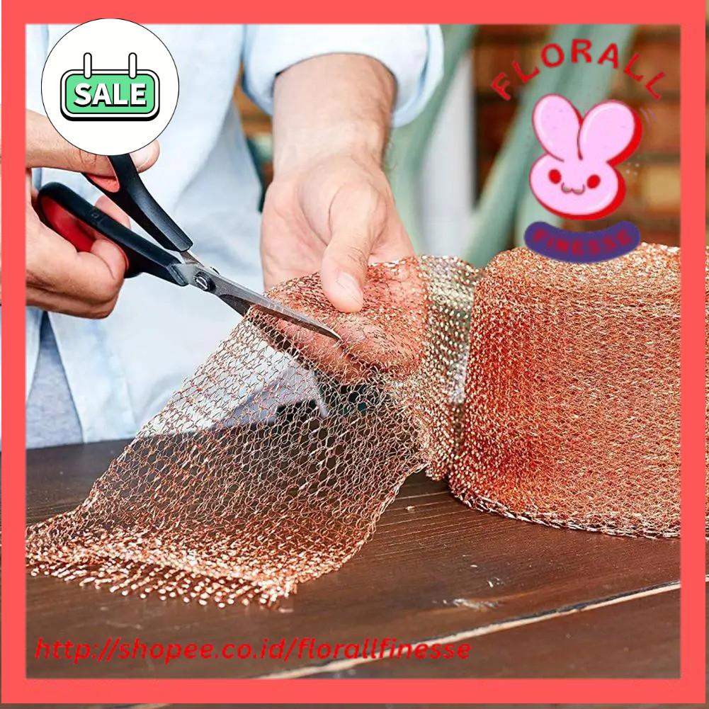 Jual 3/6/15/30m Signal Shielding Mesh Snail-proof Copper Wire Mesh ...