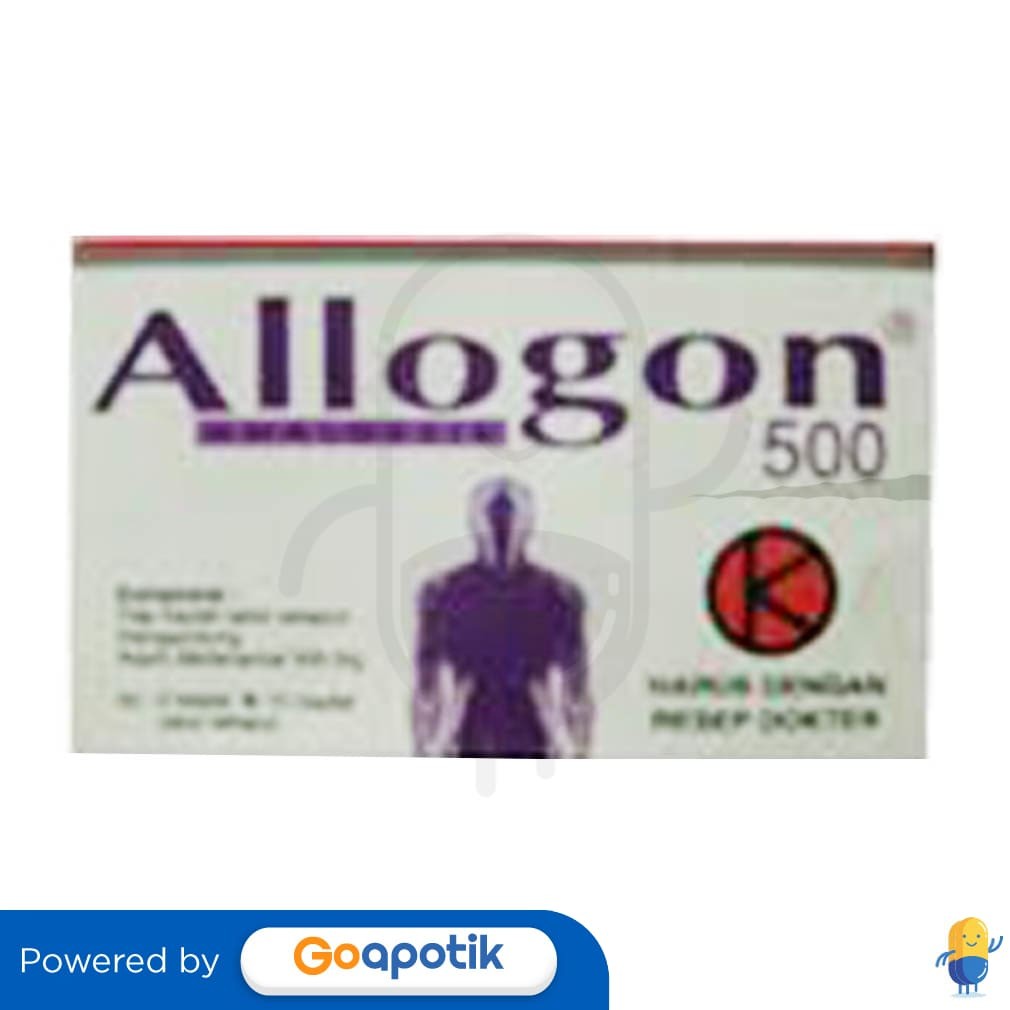 Jual Allogon 500 Mg Box 100 Kaplet | Shopee Indonesia