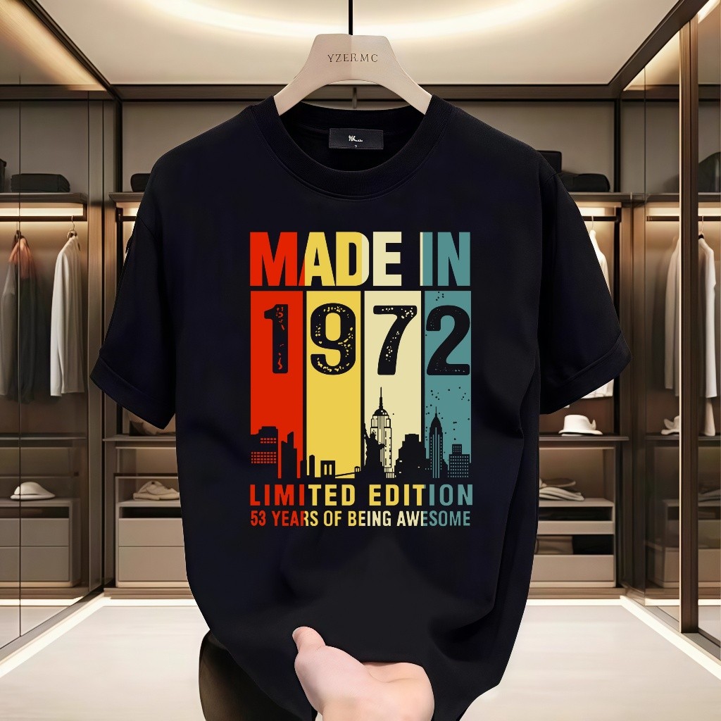 Jual Lucu dibuat pada tahun 1972 edisi terhad Classic T Shirts Graphic ...