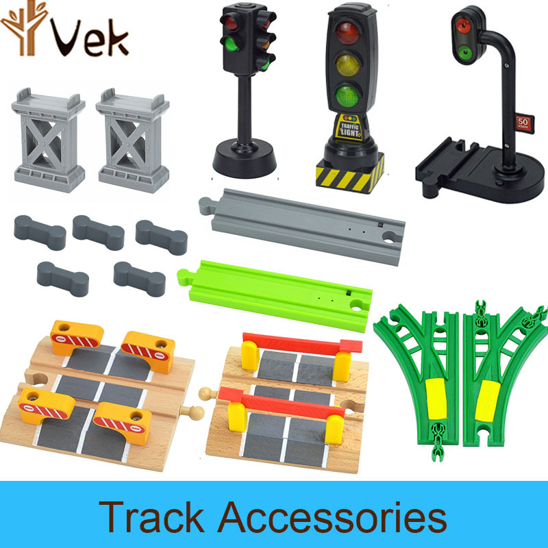 Jual Wooden Train Railway Connect Fixer Track Accessories Connector ...