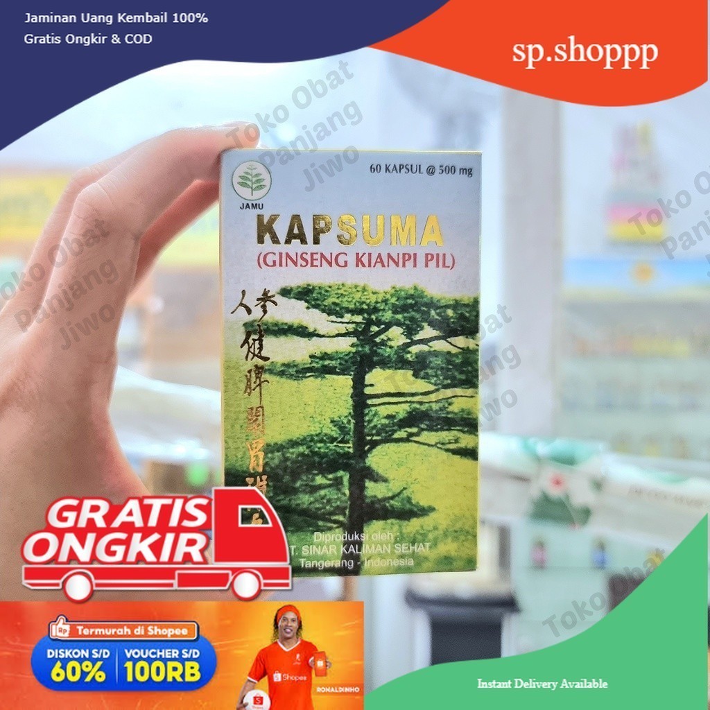 Jual plityshopppp Kapsuma (Ginseng Kianpi Pil) | Shopee Indonesia