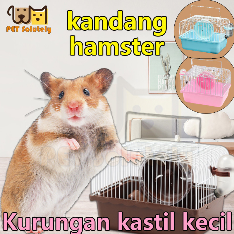 Jual 1 Set Rumah Hamster Kandang Hamster Akrilik Besar Kandang Sugar ...