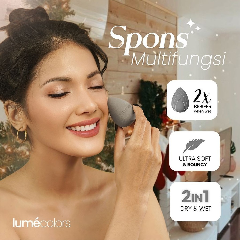 Jual Lume Beauty Sponge Blender Applicator (Spons Makeup) | Shopee ...