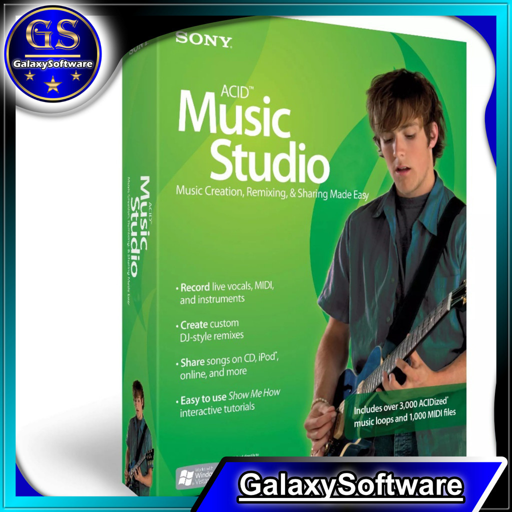 Jual Sony Acid Music Studio v10 2019 windows10 [Full Version] SOFTWARE PRODUSER MUSIK ...