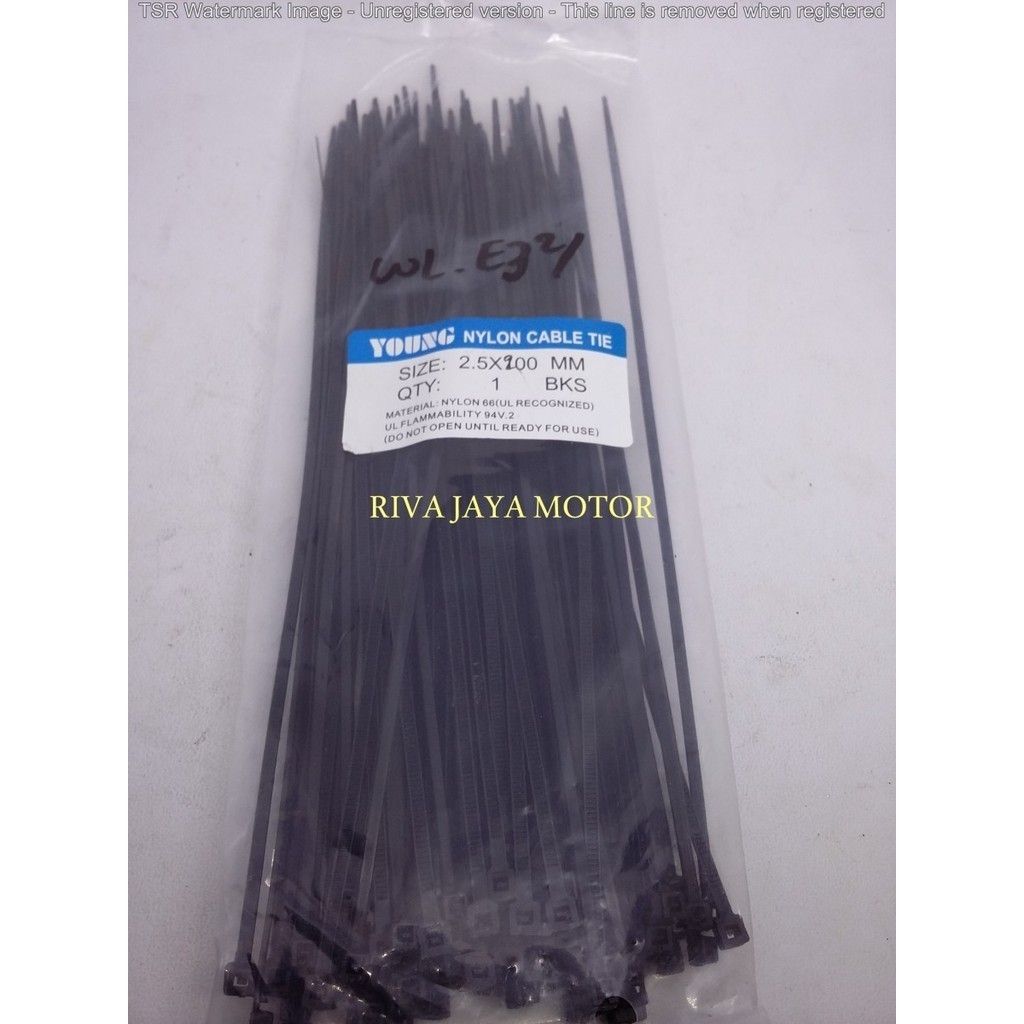 Jual Tali Ripet Kabel Ties Cable Rifet Pengikat 20cm 200 Mm Isi 100pcs ...