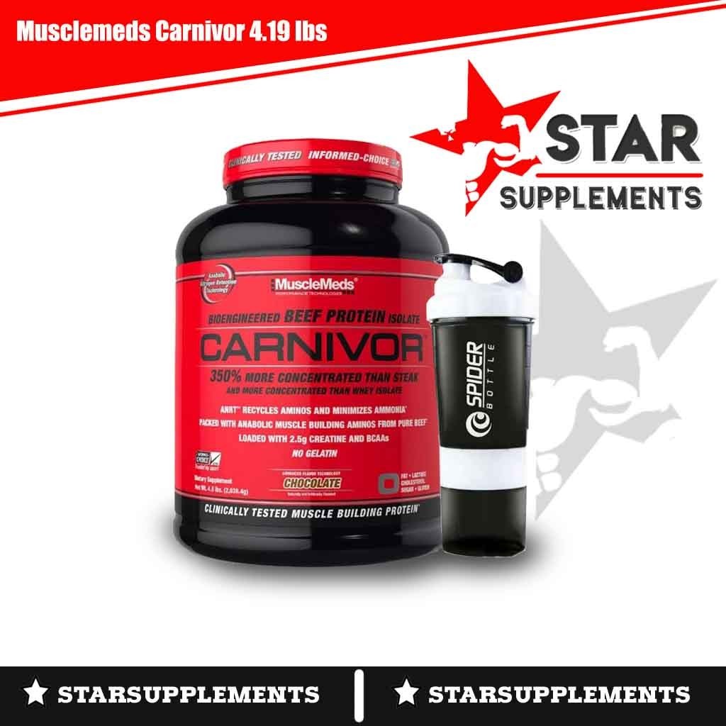 Jual MuscleMeds Carnivor 4 lbs / Muscle Meds Carnivor Whey Beef Isolate ...