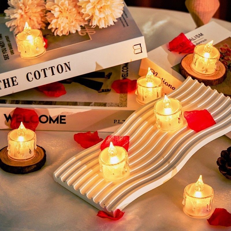 Jual Lampu Lilin Estetika / Lampu LED Lilin Tanpa Api / Lampu Dekorasi ...