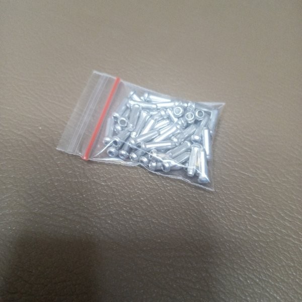Jual 50 biji End Cap Alloy Penutup Ujung Kawat Shifter dan Rem Sepeda ...