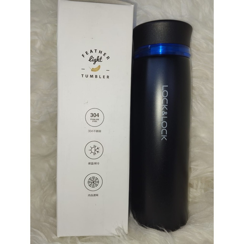 Jual LocknLock Lock n Lock Feather Light Tumbler Stainless 450 ml ...