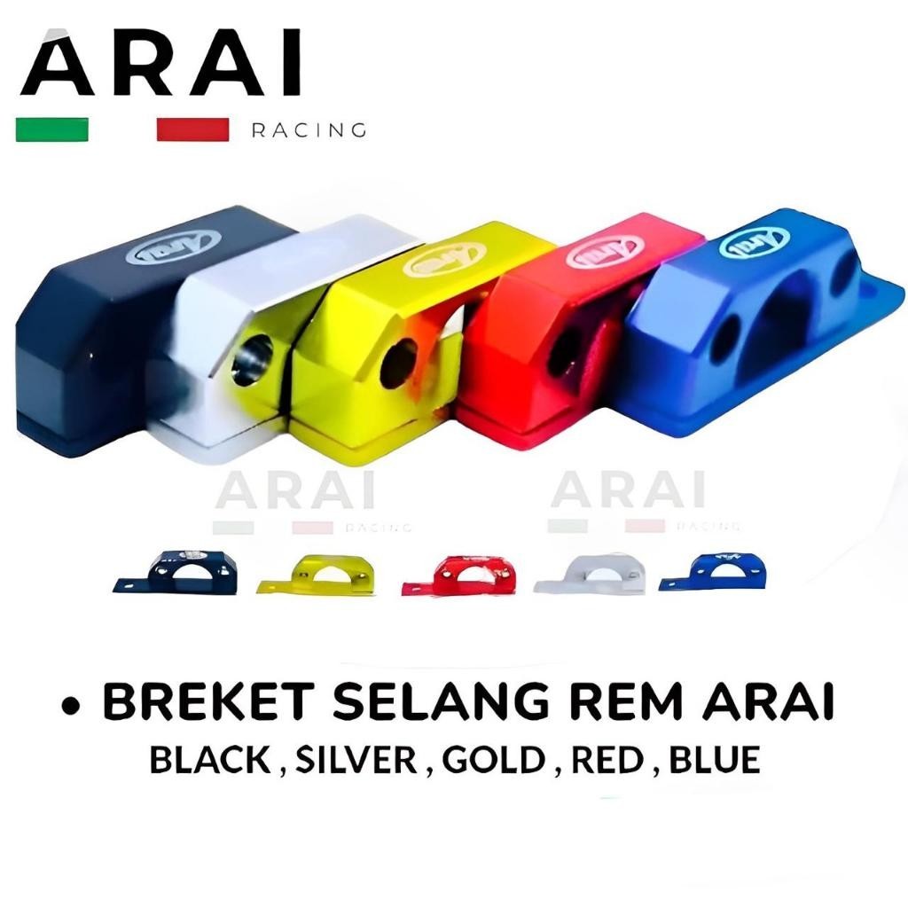 Jual Bracket Selang rem depan Kotak ARAI Breket Selang rem ARAI Full ...